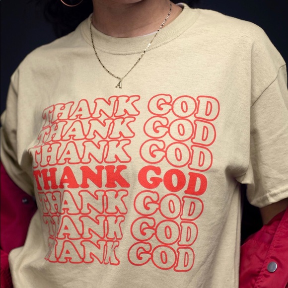 Shirts | Thank God Tee | Poshmark